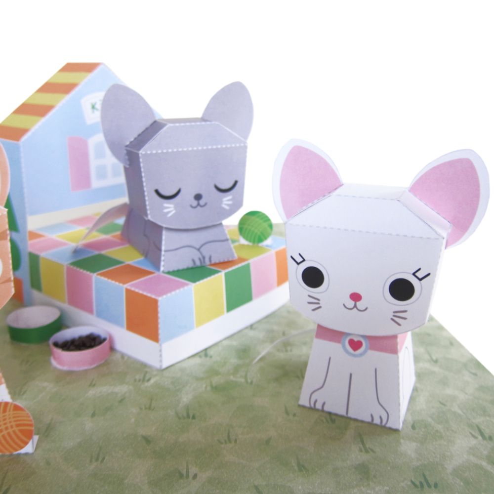 Paper Pets Kitty Playset | Fantastic Toys